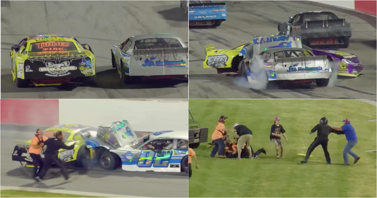 Pilotos de NASCAR envolvem-se em confronto físico após desentendimento ...